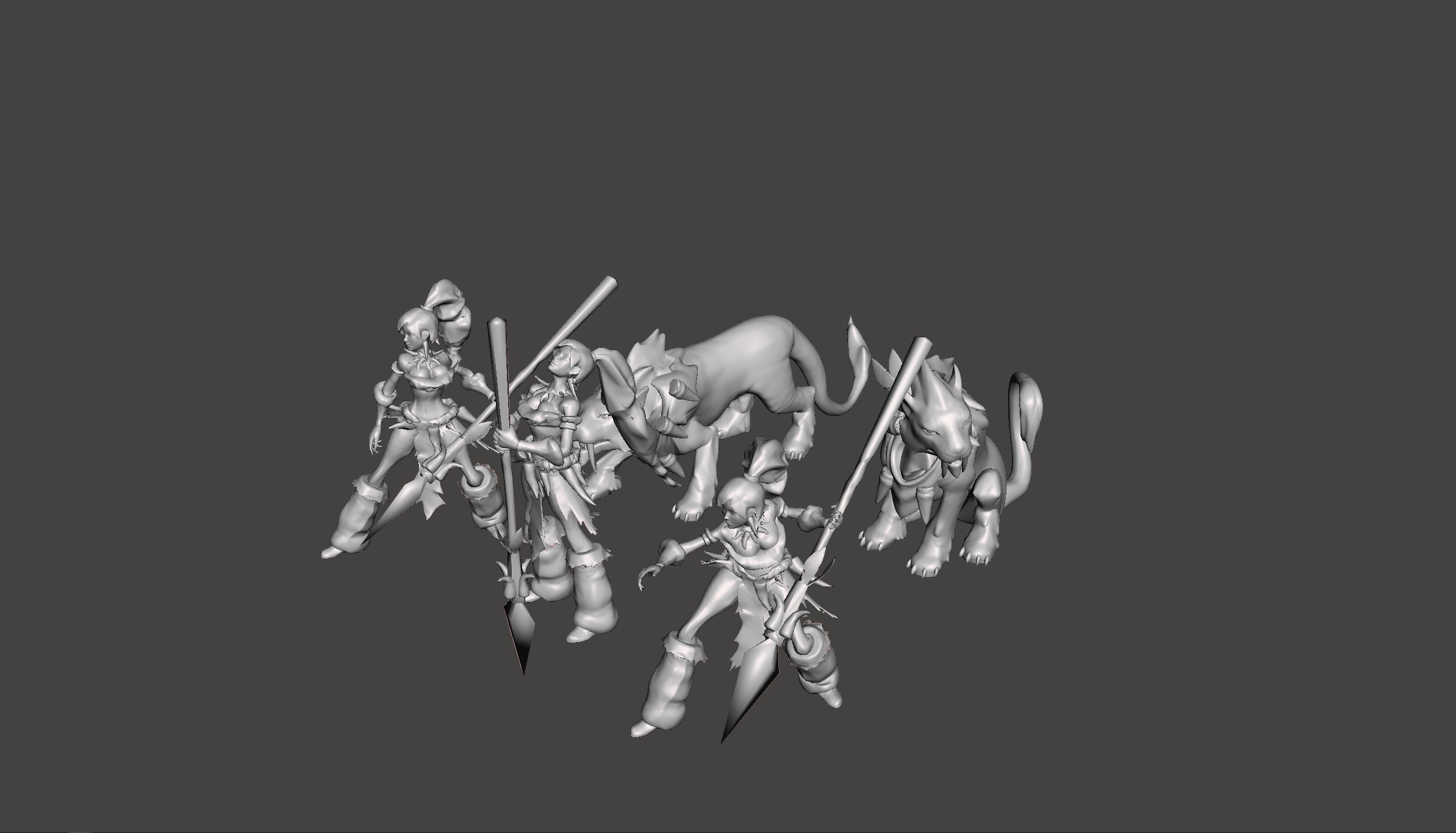 STL file Nidalee 🎨 ・3D printable model to download・Cults
