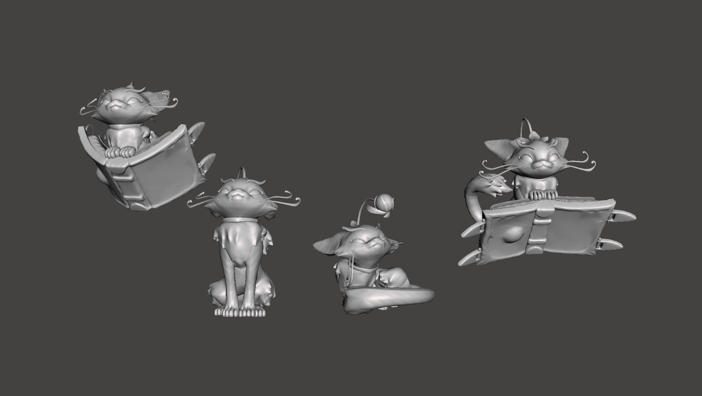 arquivo STL Yuumi 🎲 ・design para impressora 3D para download・Cults