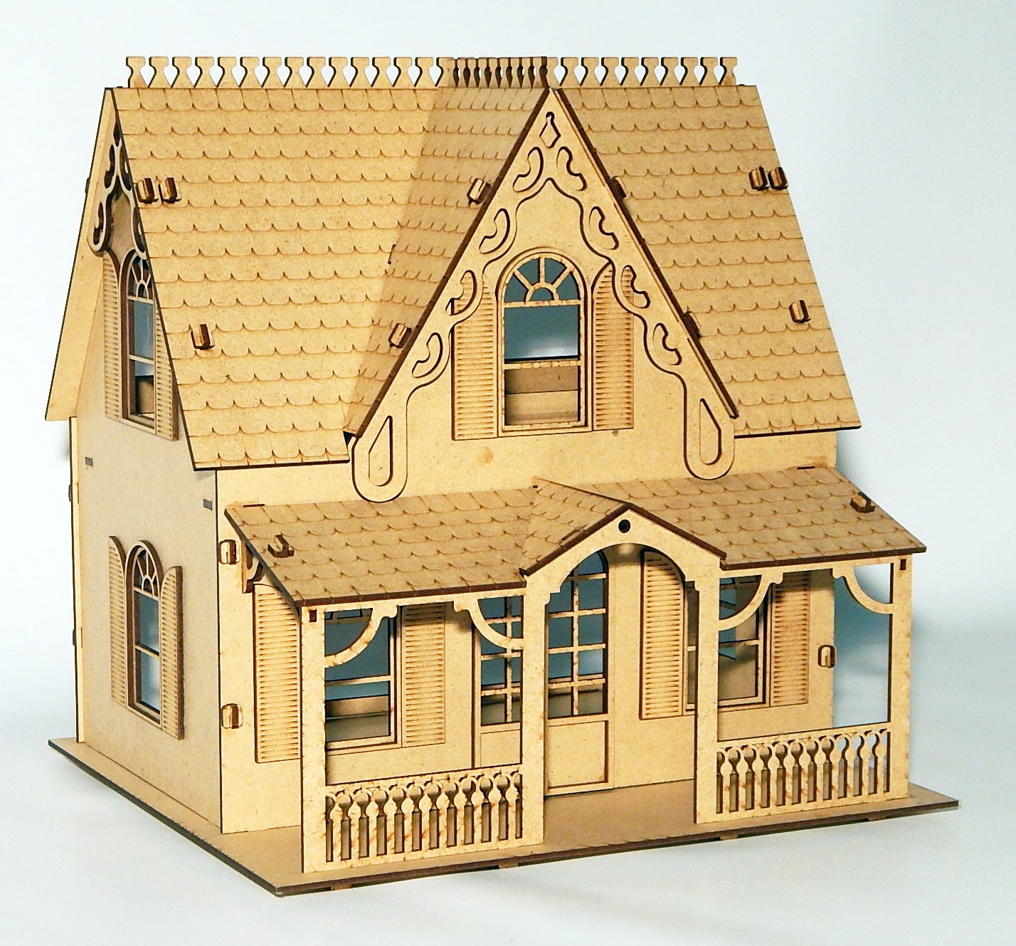 🏠 House Laser Cut cnc cdr・Free 3D File for ・Cults