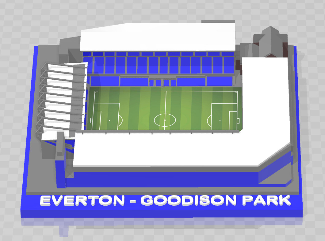STL file Everton - Goodison Park 🏟️ (OBJ)・Model to download and 3D ...