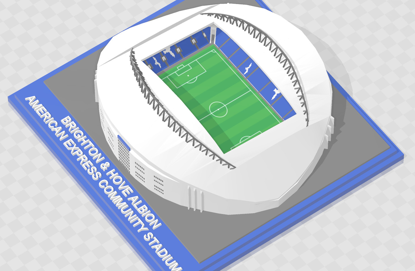 Fichier STL Brighton & Hove Albion - American Community Stadium 🏟️ (OBJ ...