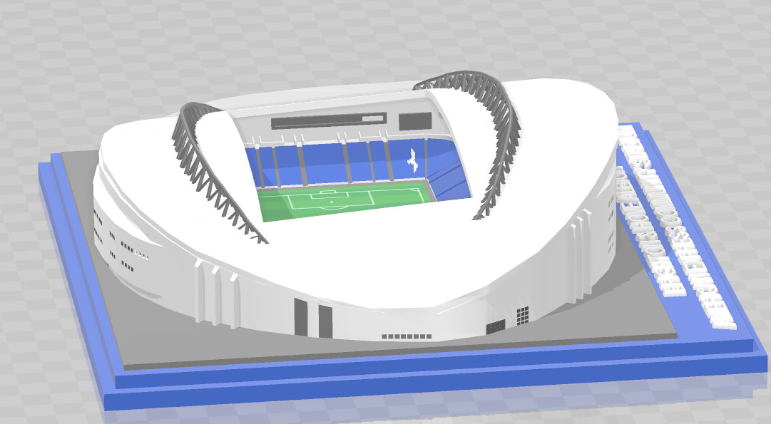 Fichier STL Brighton & Hove Albion - American Community Stadium 🏟️ (OBJ ...