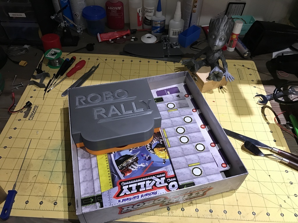 📦 Robo Rally box insert (2016edt)・Free 3D File for ・Cults