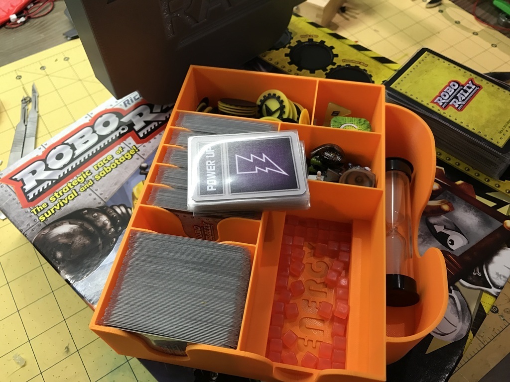 📦 Robo Rally box insert (2016edt)・Free 3D File for ・Cults