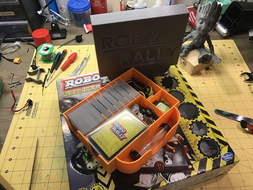 📦 Robo Rally box insert (2016edt)・Free 3D File for ・Cults