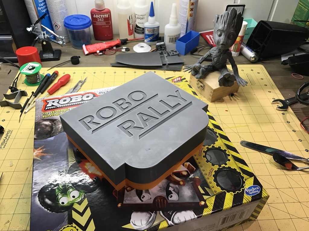 📦 Robo Rally box insert (2016edt)・Free 3D File for ・Cults