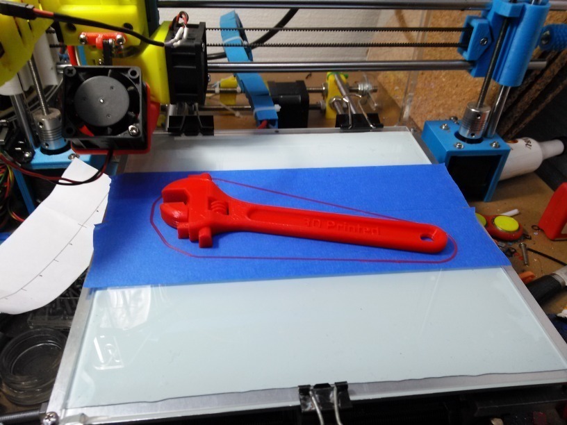 3D printable Fully assembled 3D printable wrench・Cults