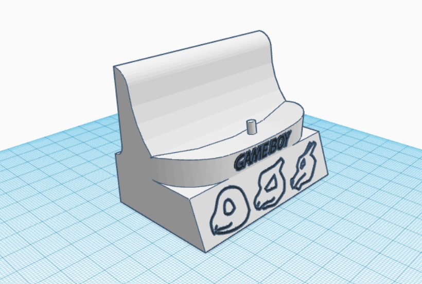 STL file Game Boy COLOR Pokemon Stand 👦・3D print design to download・Cults