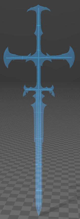 🤴 Ruined King Sword・Free 3D File for ・Cults
