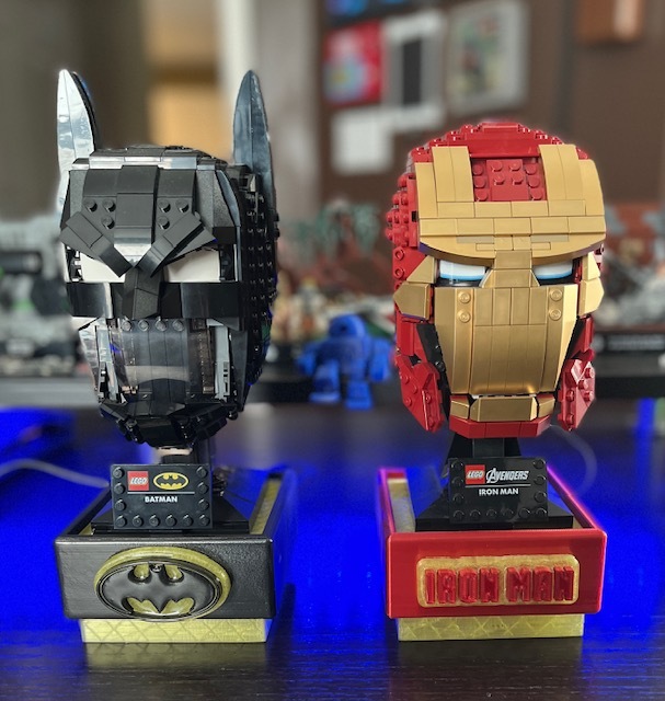 🦸 Пьедестал со светодиодной подсветкой для шлемов Lego・Бесплатный ...