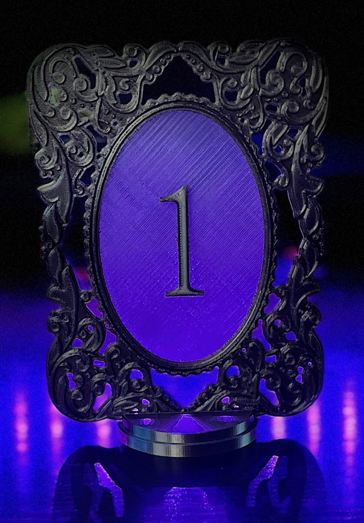 Free STL file Wedding Table Numbers 2.0 💒 ・Template to download and 3D ...