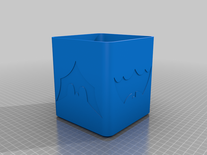 📦 Batman Themed Tissue Box Cover・Free 3D File for ・Cults