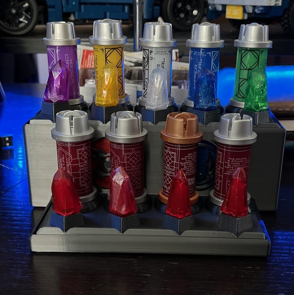 ⭐ Star Wars Kyber Crystal Display with LED lighting・Free STL File for ...