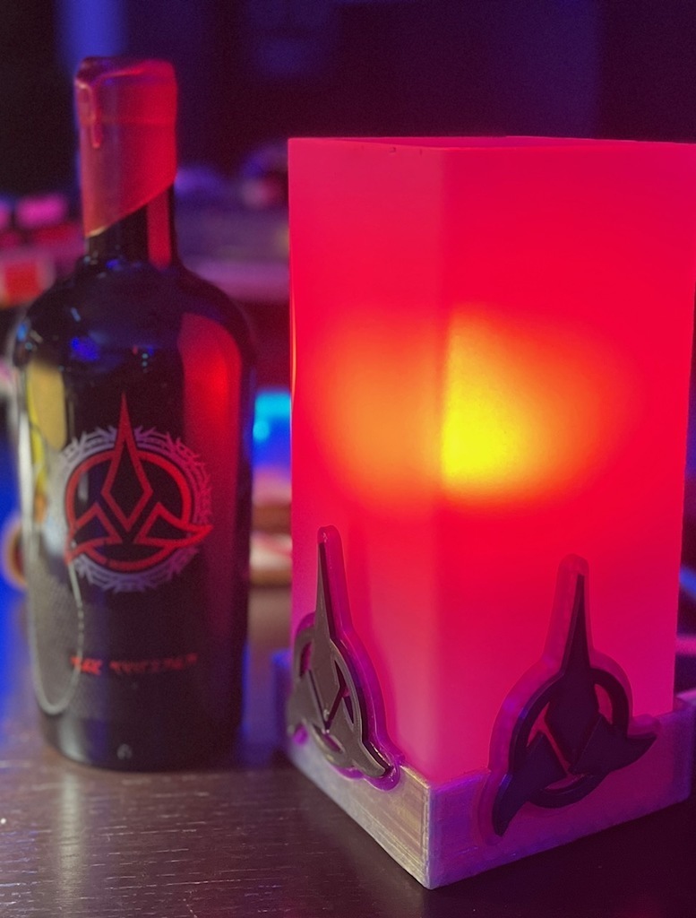 🔦 Klingon Table Lamp・Free 3D File for ・Cults