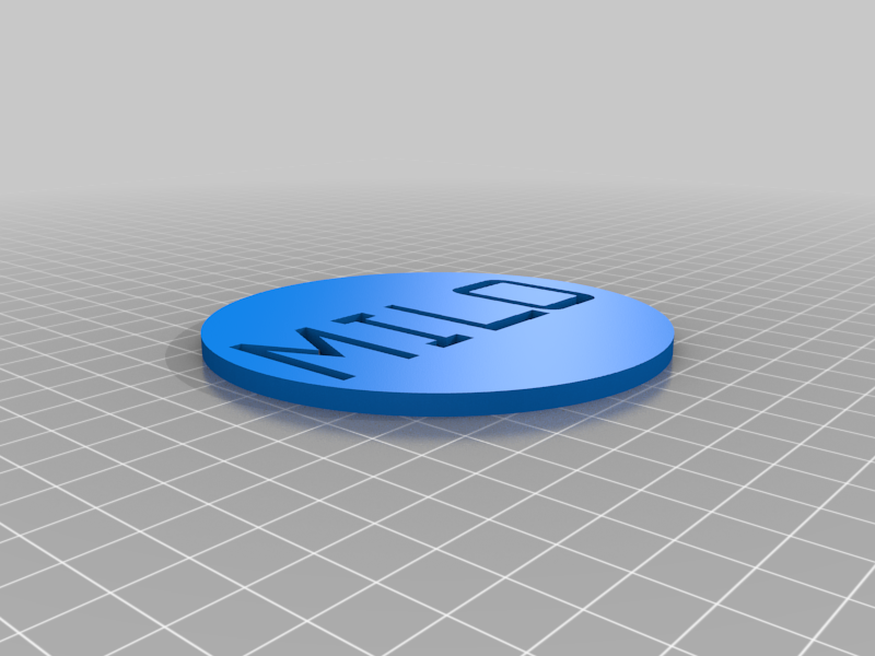 Free STL file Drink Coaster - MILO 2 🍹 ・3D printing model to download・Cults