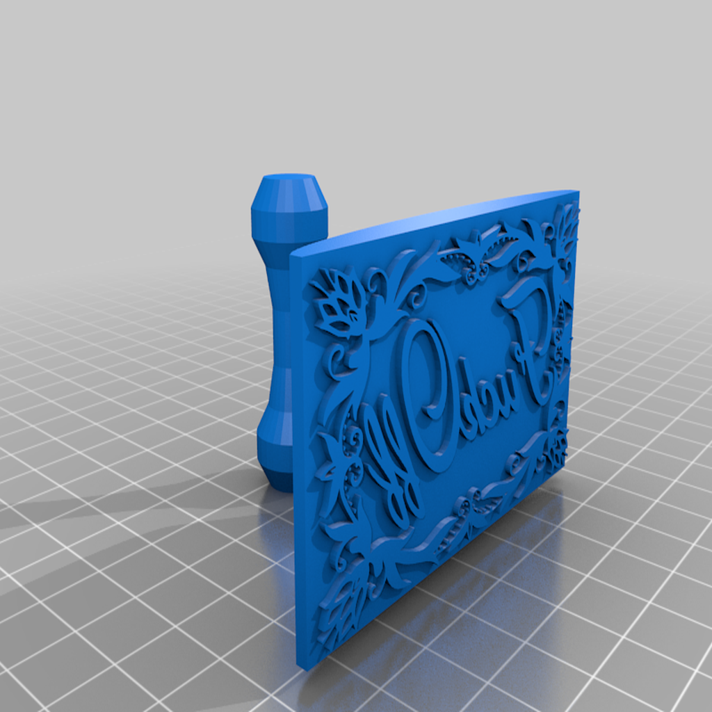 🎨 F-Off Stamp・Free STL File for ・Cults