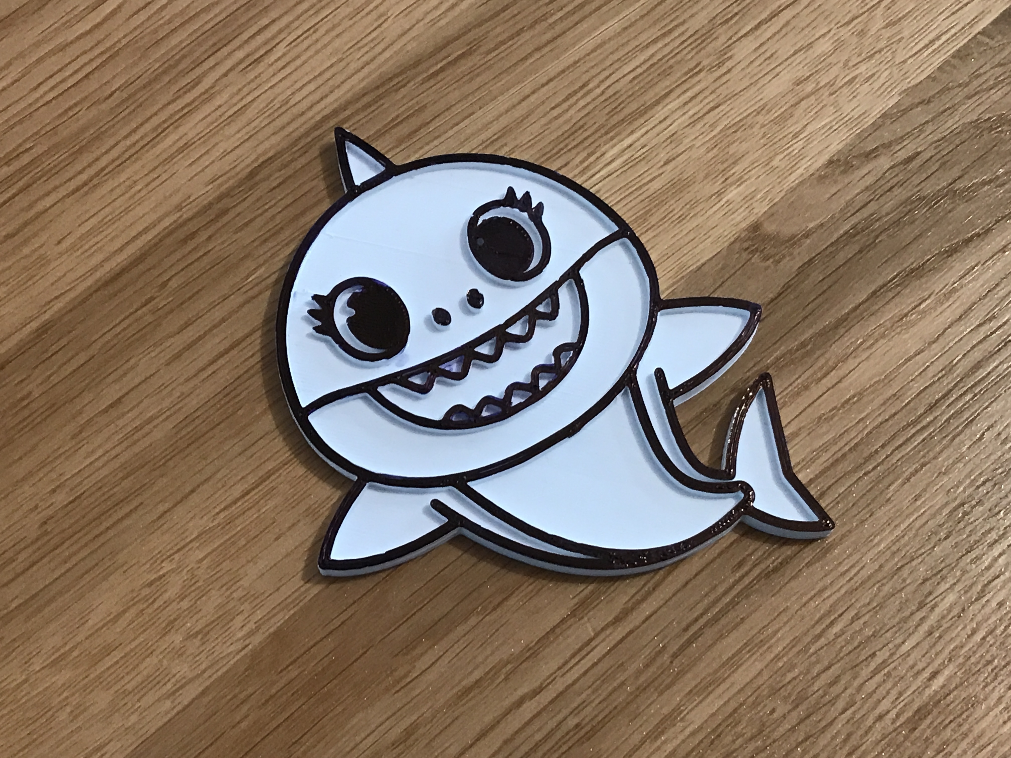 STL file Baby Shark - Kids 👶・3D printer model to download・Cults