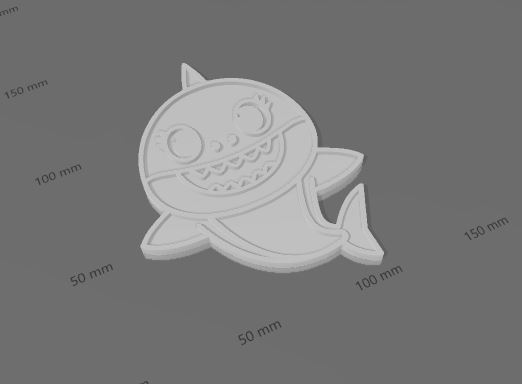 STL file Baby Shark - Kids 👶・3D printer model to download・Cults