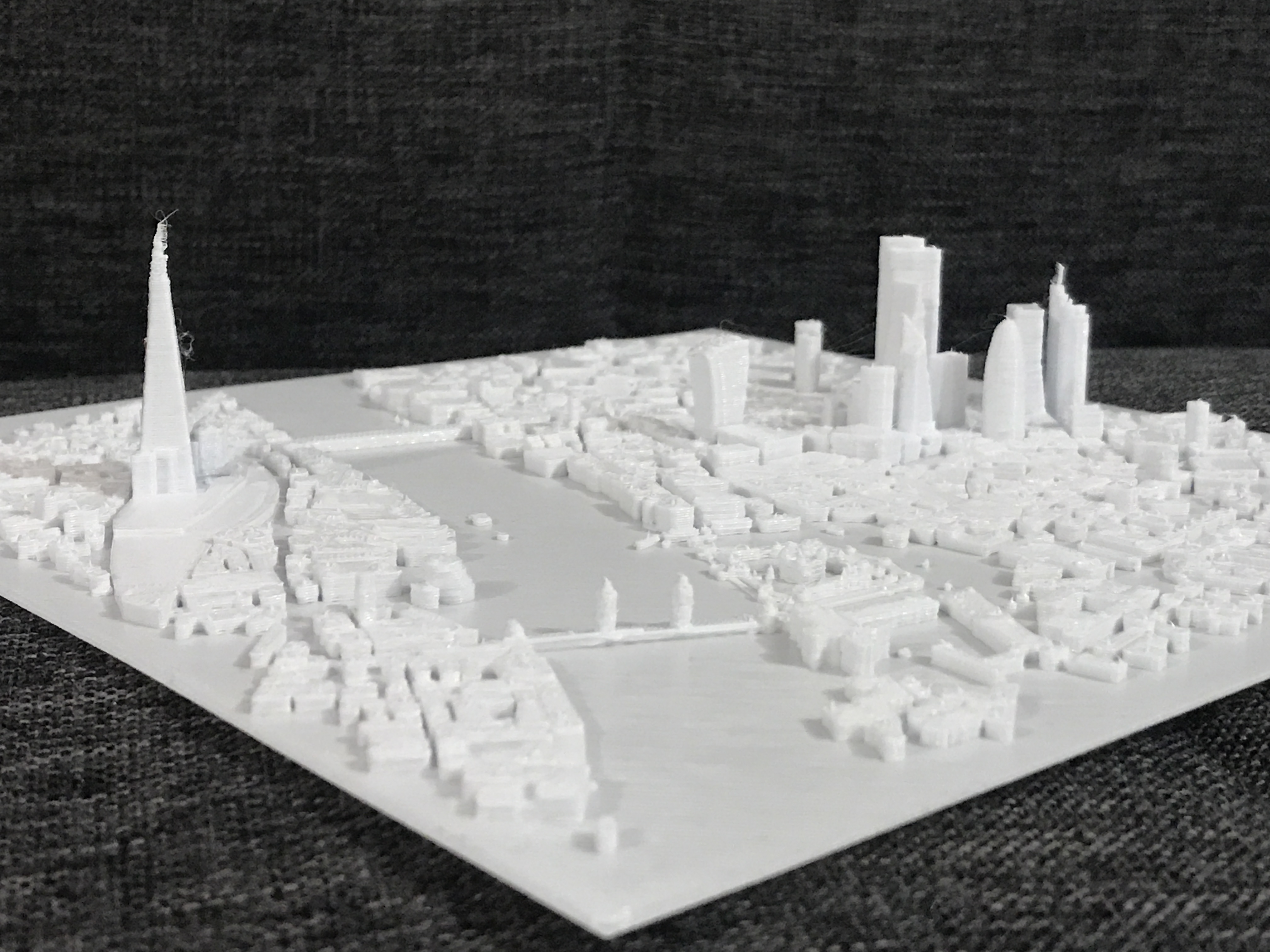 Archivo STL CIUDAD DE LONDRES - Mapa 3D en miniatura 🏘️ (OBJ)・Objeto ...