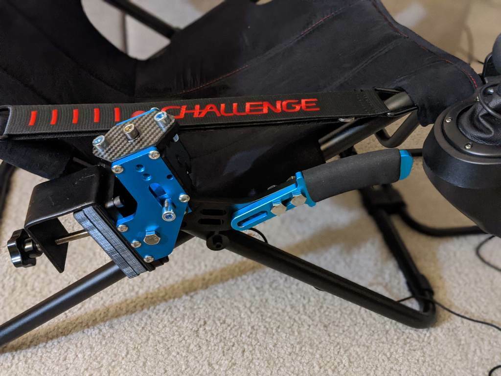 Free 3D file Playseat Challenge angled handbrake holder 🧞‍♂️ ・3D print ...