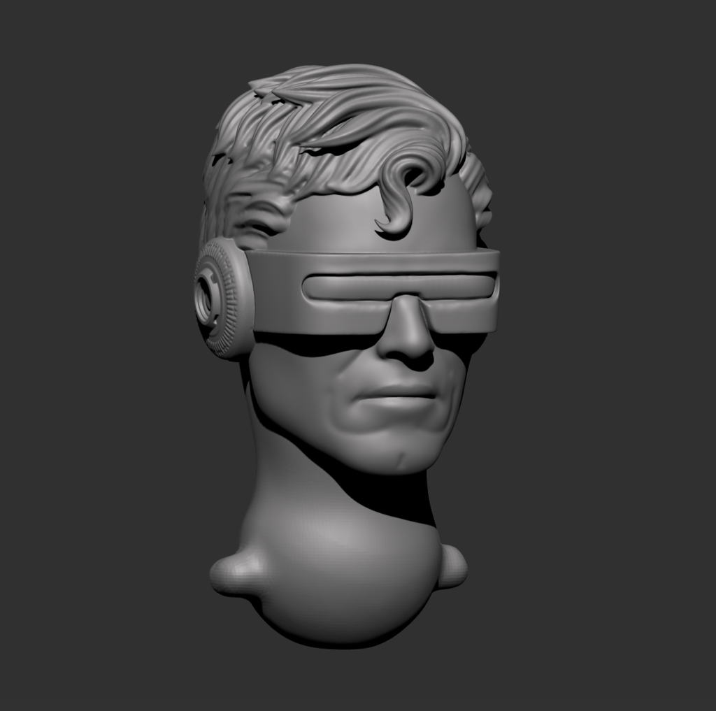 🎲 Gijoe Cyclops Custom Head・Free 3D File for ・Cults