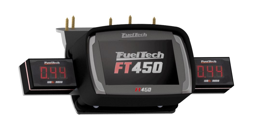 💨 Fueltech Ft450 550 Dash Bracket - Top Mount Inclined 25°・ 3D File for ...
