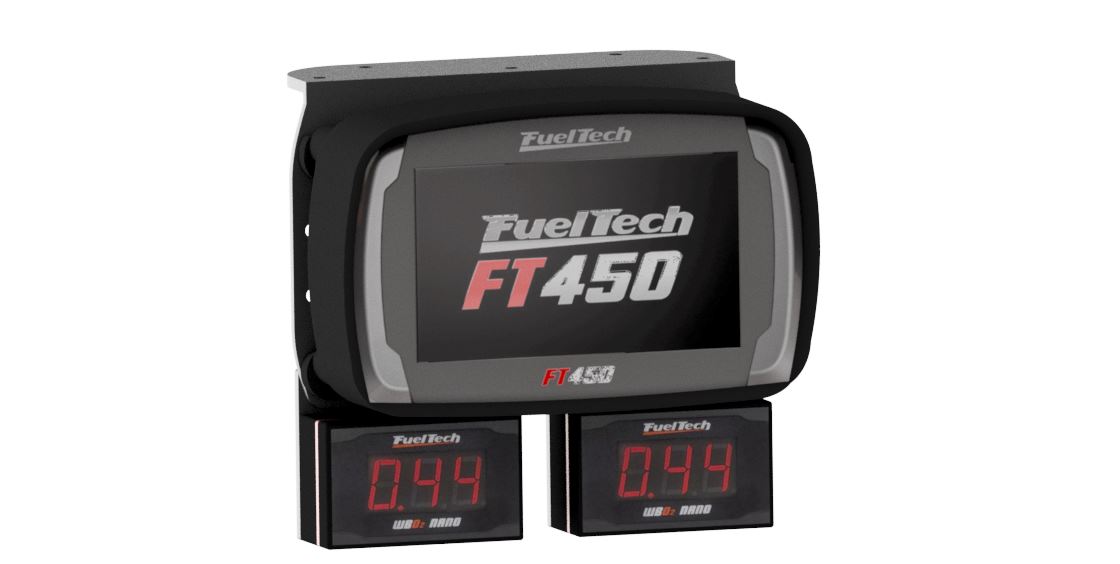 💨 Fueltech Ft450 550 Dash Bracket - Top Mount 90° (Wideband Optional ...