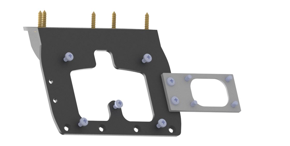 💨 Fueltech Ft450 550 Dash Bracket - Top Mount Inclined 25°・ 3D File for ...