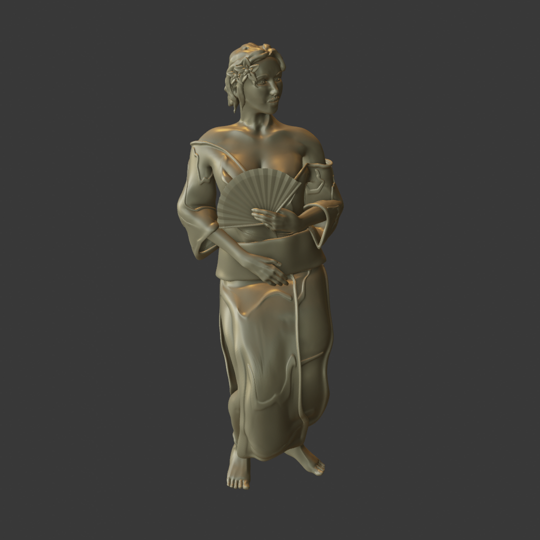 STL file Geisha ♀️ ・3D printing model to download・Cults