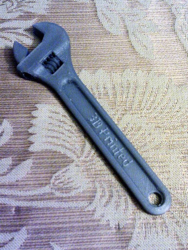 🔧 Fully assembled 3D printable wrench・3D Print・Cults