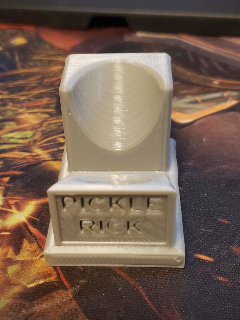 Free STL file Pickle Rick Stand 👾 ・3D printer model to download・Cults