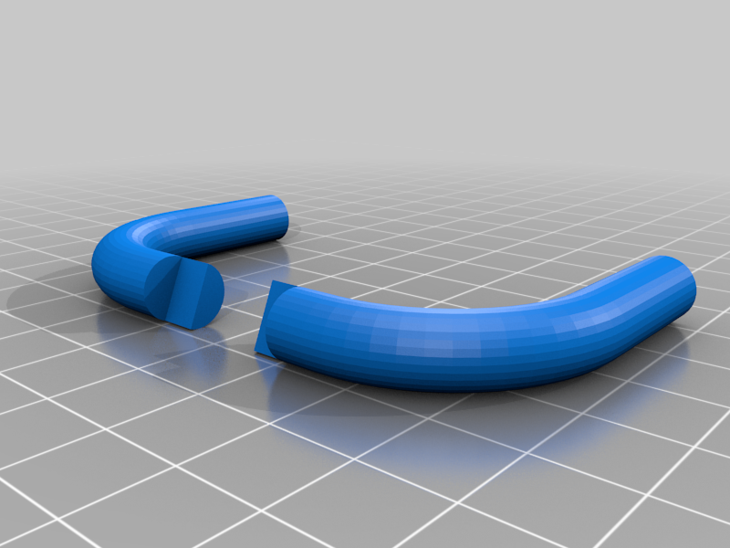 🚁 Half intercooler with pipes drift・Free 3D File for ・Cults