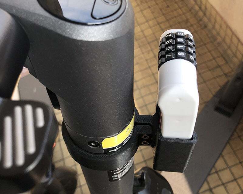 Free STL file Segway Ninebot KickScooter Lock Holder 🔒 ・3D printer ...