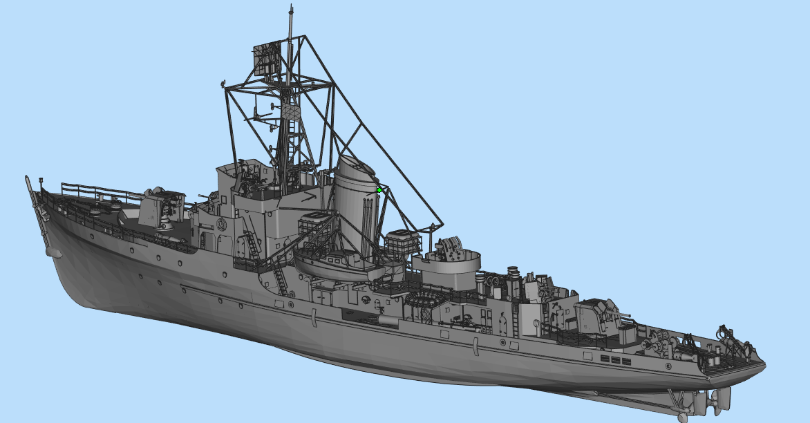 🗺️ World War II cruiser・ STL File for ・Cults