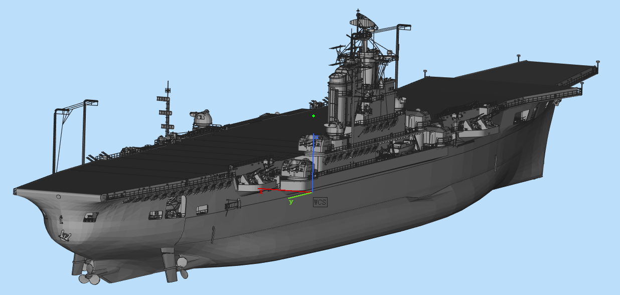 🚢 Large surface ship・ STL File for ・Cults