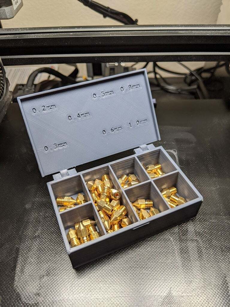 Free STL file Nozzle Box 📦・3D printer model to download・Cults