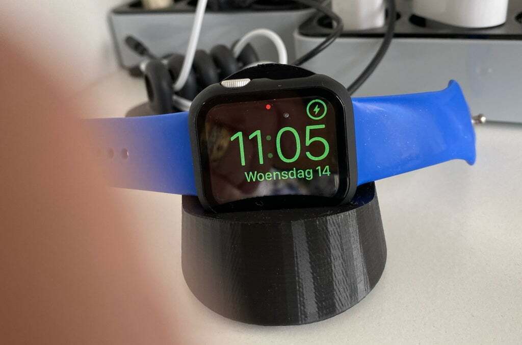 Archivo STL gratis Base para el Apple Watch - Series 5 40mm 🍎 ・Modelo ...