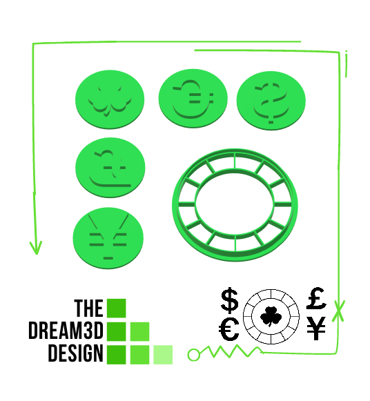 STL file LUCKY COIN COOKIE CUTTER SAINT PATRICK S DAY 🪙・3D print model ...