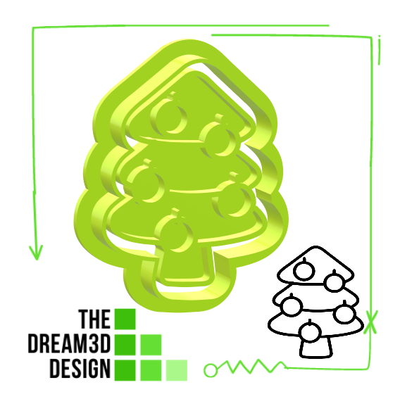 STL file CHRISTMAS TREE CUTTER 🎄 ・3D printable model to download・Cults