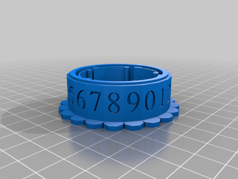 🧩 Double faced life counter・Free STL File for ・Cults