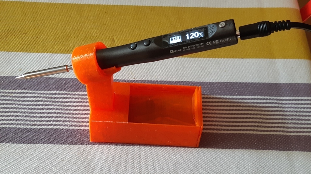 📦 Iron Stand for T85 or TS100 with TS100 style tips・Free 3D File for ・Cults