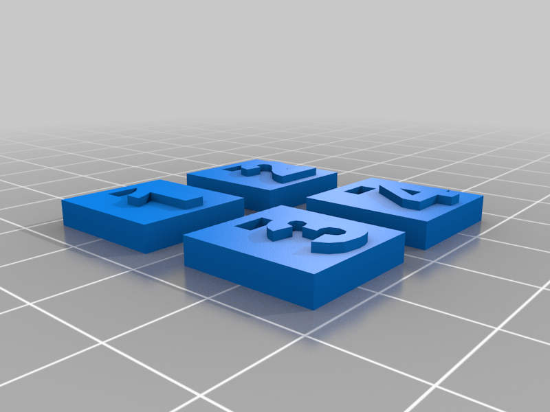 Free STL file Pigtail Numbers 🔢 ・3D printing design to download・Cults