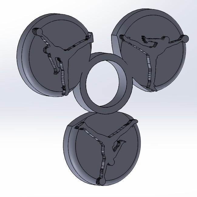 Free STL file Jordan Spinner 🇯🇴 ・3D printing model to download・Cults