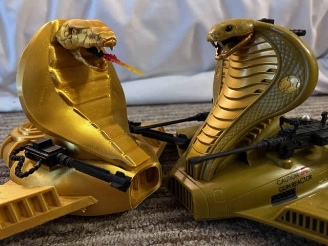 🧞‍♂️ Serpentor Air Charriot Cobrahead・Free 3D File for ・Cults