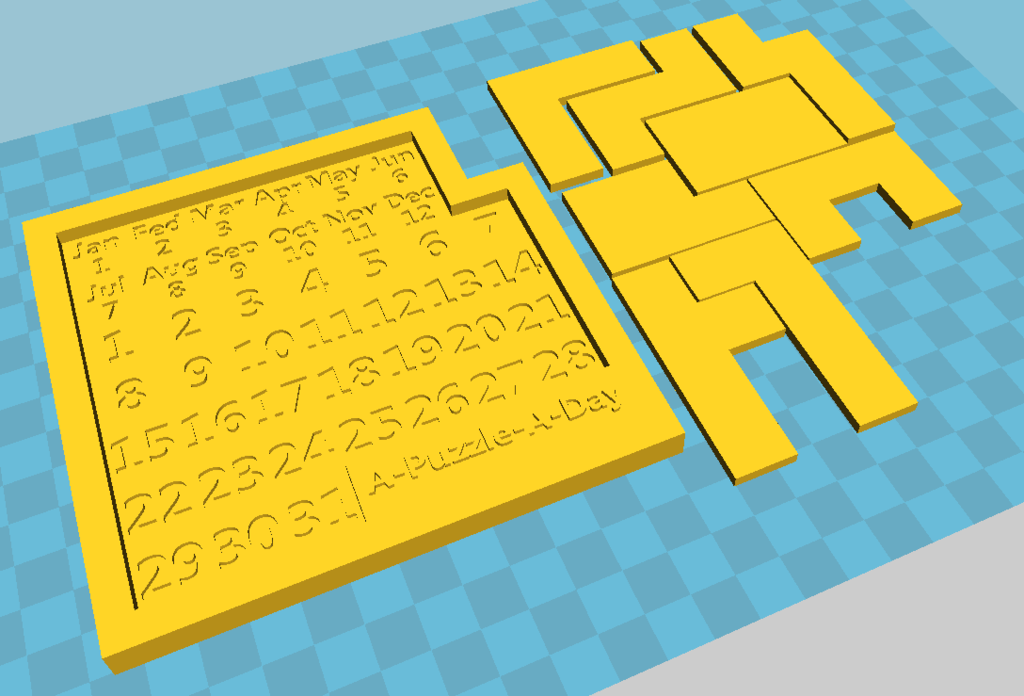 Free 3D file A Puzzle A Day 🧩 ・3D print design to download・Cults