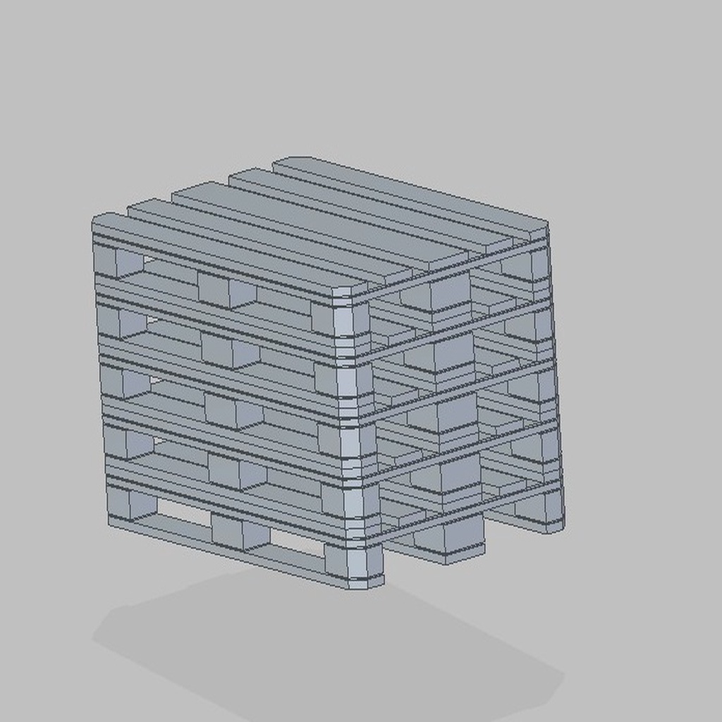 🚁 1/10 1/14,5 1/16 5er Palettenstapel High Res・Free 3D File for ・Cults