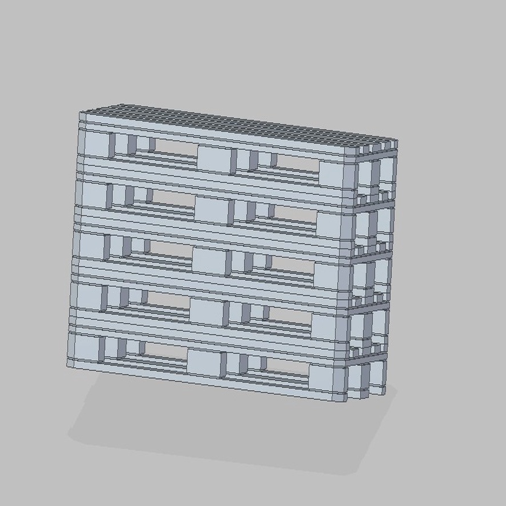 🚁 1/10 1/14,5 1/16 5er Palettenstapel High Res・Free 3D File for ・Cults