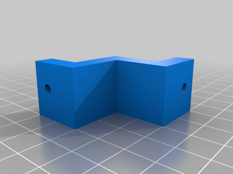 Бесплатный STL файл 20mm square tube corner bracket 🟪 ・3D-печатная ...