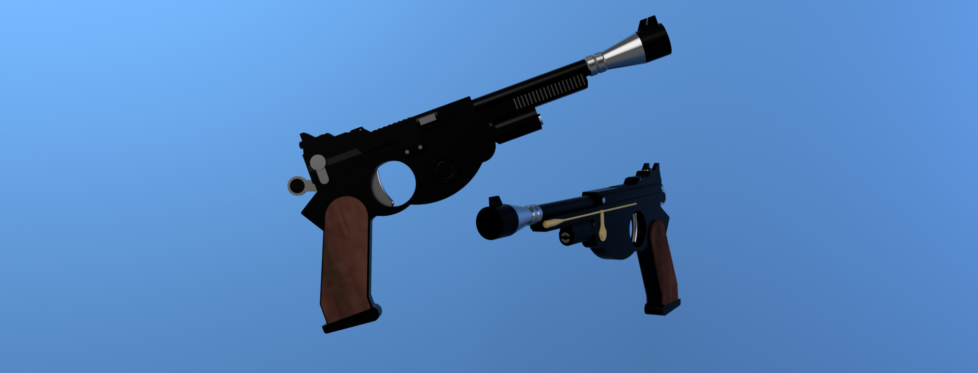 STL file Mandalorian Pistol 🔫 ・3D printing model to download・Cults