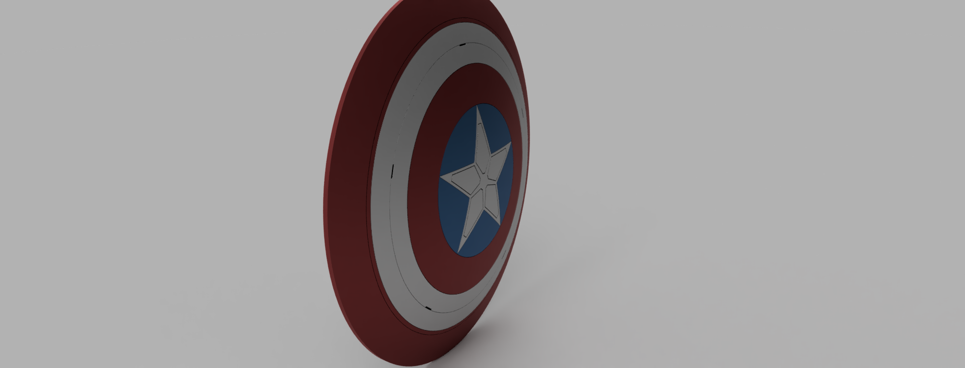 🛡️ Sam Wilson Captain America Shield・ STL File for ・Cults